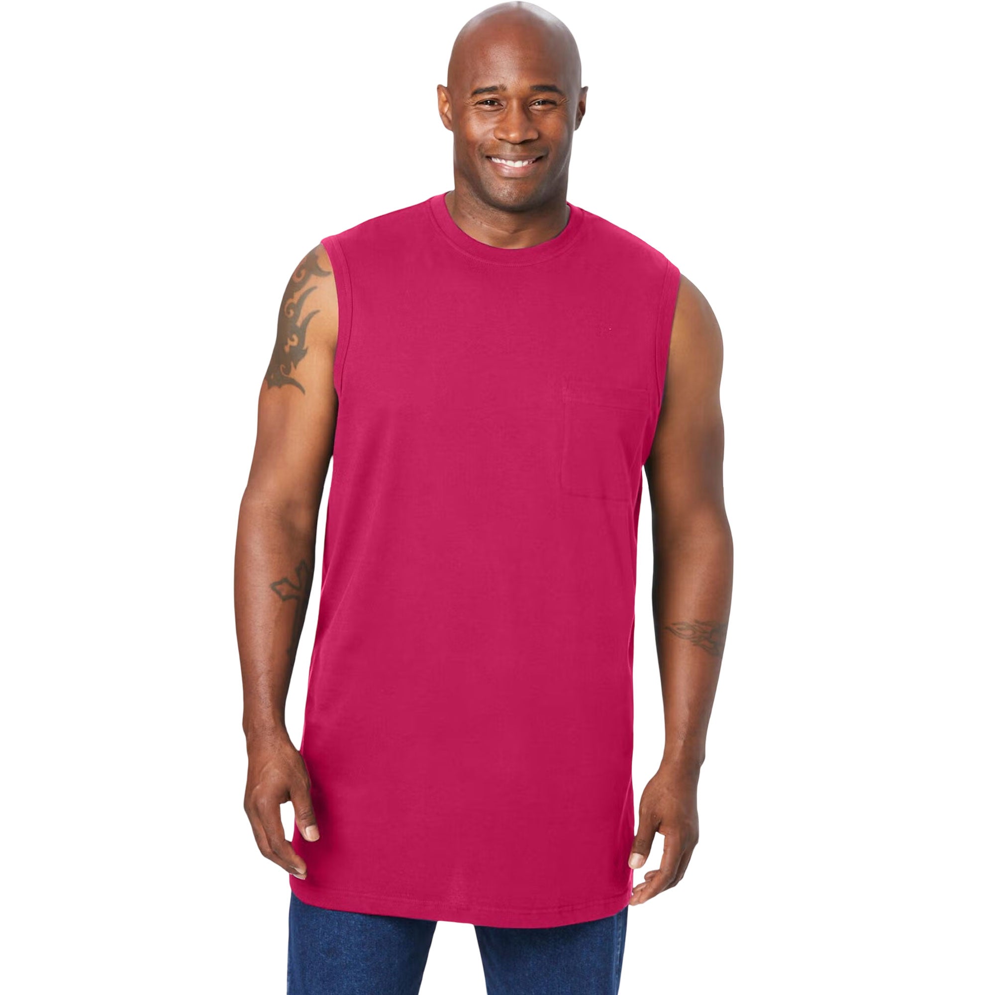 Men’s Plus Size Muscle Tees – Sleeveless Gym & Casual Wear